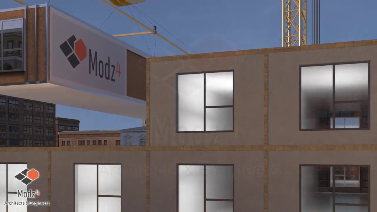 Wood-framed Modular Unit Connection - YouTube