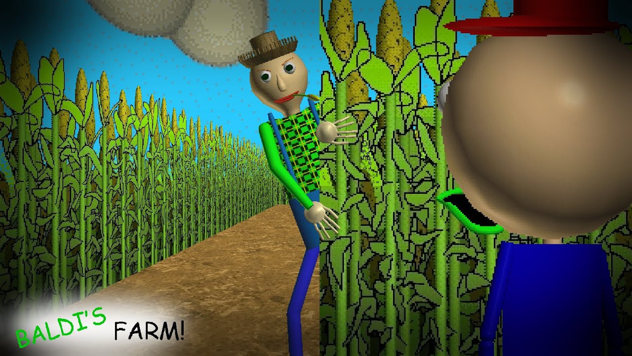 Baldi shouldn't be a farmer! | Baldi's Basics Mod. - YouTube