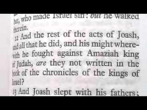 2 Kings 13 King James Holy Bible - YouTube