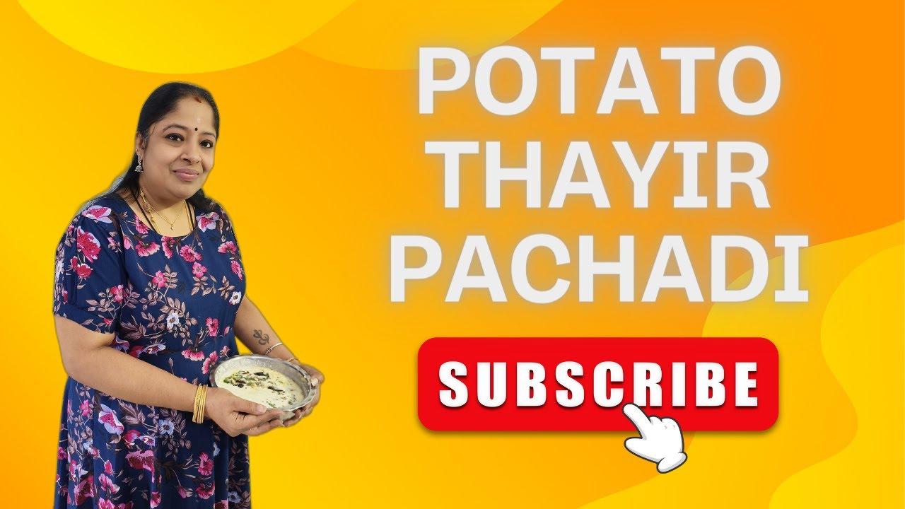 Potato Thayir Pachadi Recipe in Tamil | Easy Recipe in Just 7 Mins ...
