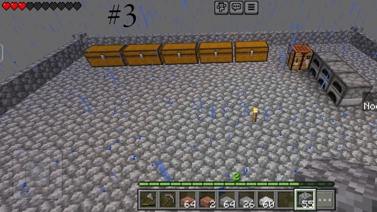 Making a place for chests in Minecraft one block - YouTube