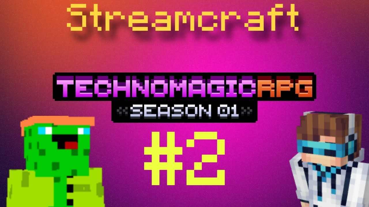 Прохождение ТехномагиРПГ на сервере лололошки StreamCraft! | #2 МОЩНЫЙ КЛИНОК - YouTube
