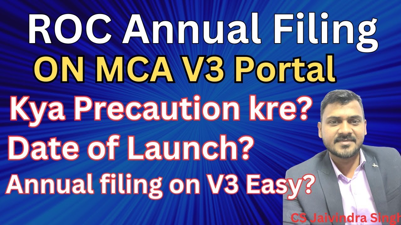 MCA all V2 38 Forms Shifted to MCA V3 Portal I V2 Portal Kabse Disabled ...