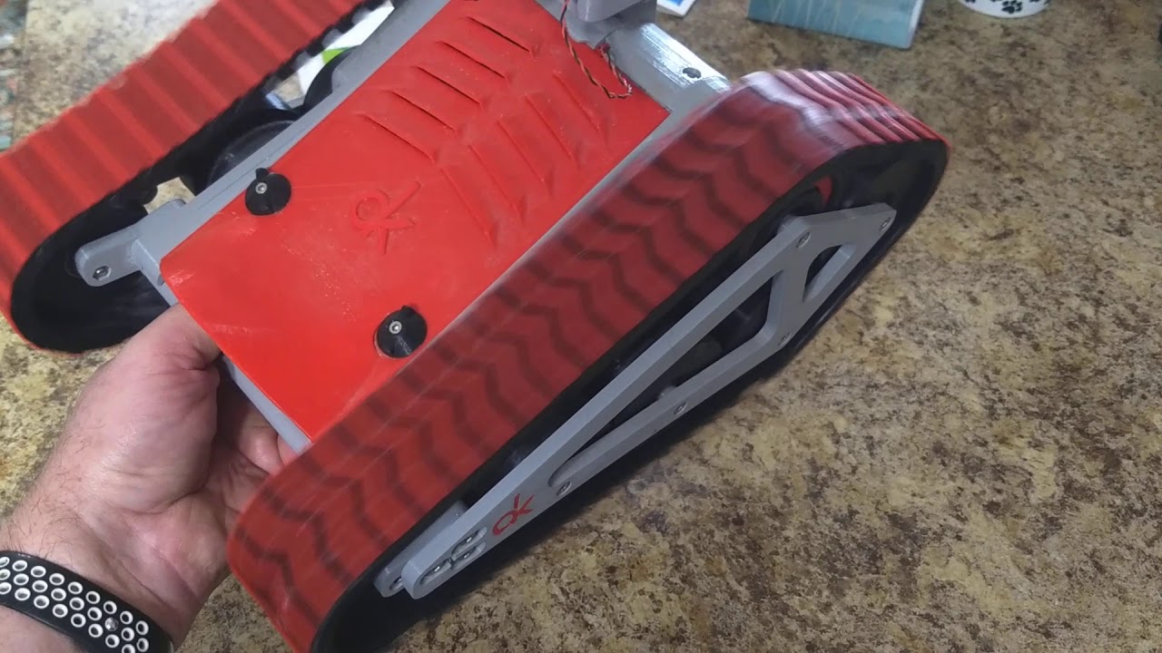 RC Tank printable track version 2 demo 1 - YouTube