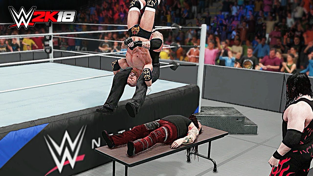 WWE 2K18 Top 10 Double Knockouts by a Single Move!! - YouTube