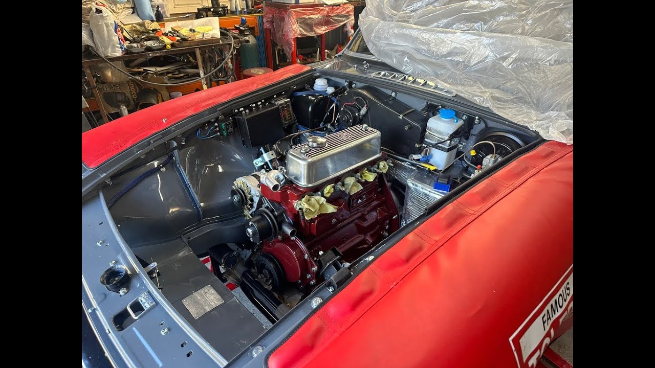 The engine bay comes together - YouTube