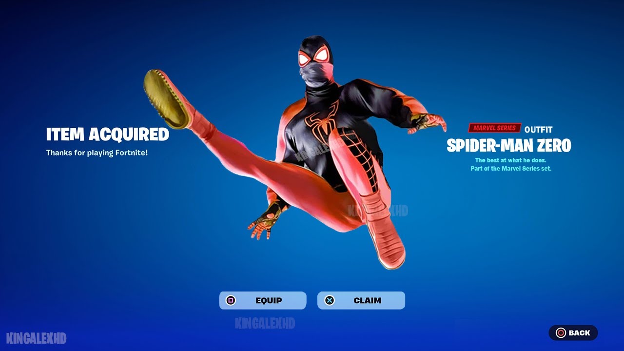 How To Get Spider-Man Zero War Skin FREE CODES in Fortnite! (Unlocked ...