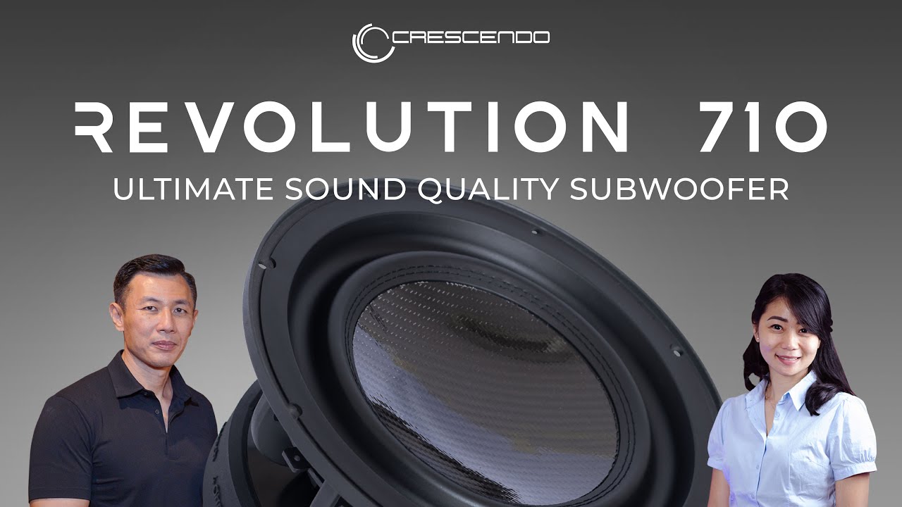 HIGH END SUBWOOFER CRESCENDO REVOLUTION 710 - YouTube