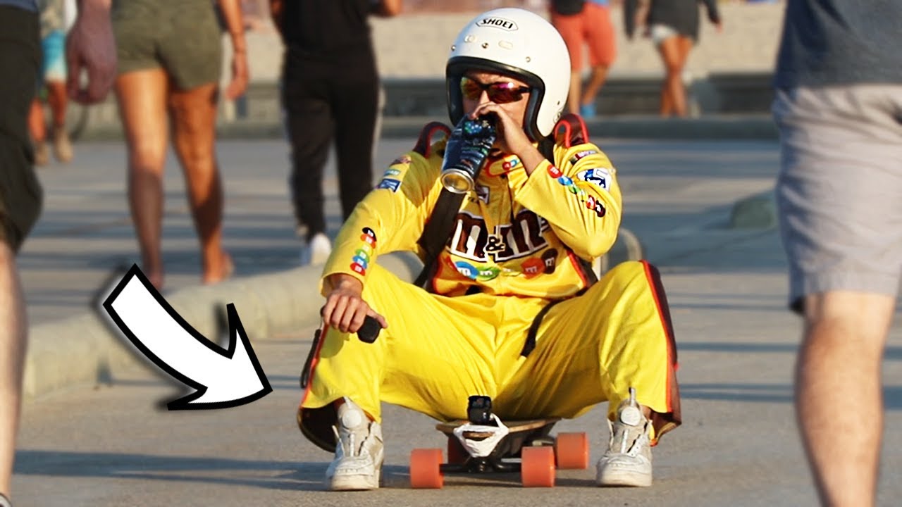 The Boosted Board Race Car - YouTube