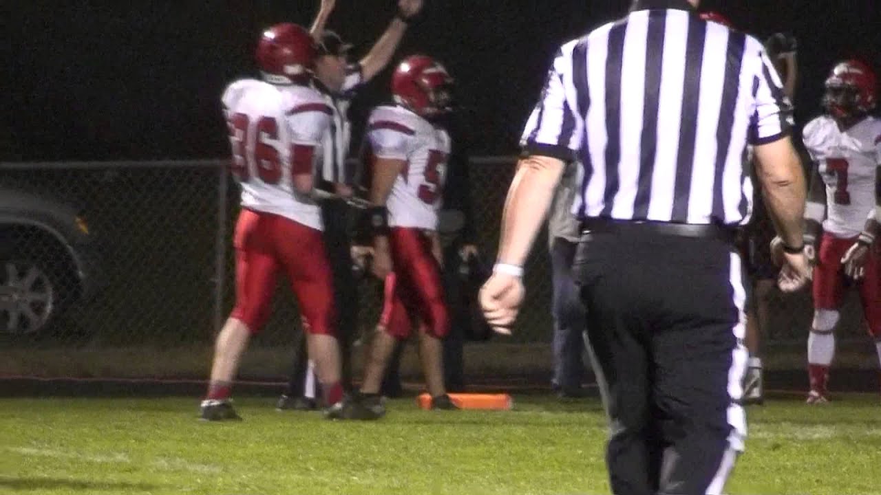 Johnny Falcone from Connor Ostrander TD for LANCER FB '13 v Westfield ...