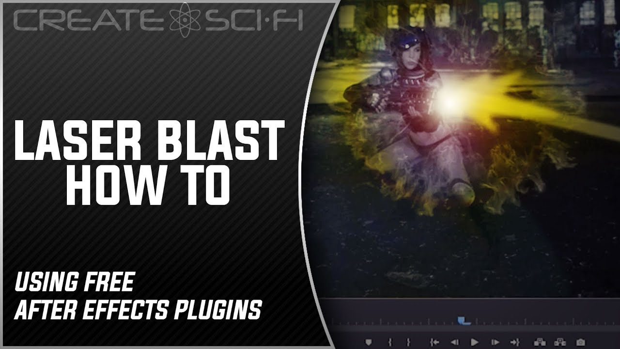 FREE AFTER EFFECTS PLUGINS: EASY LASER BLAST HOW TO - YouTube