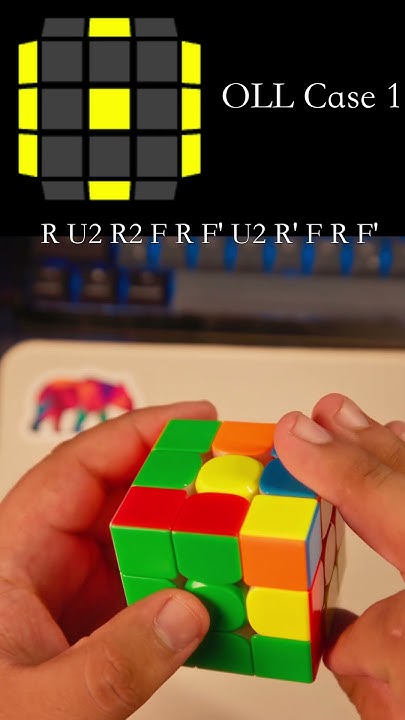 OLL Case #1 – Dot OLL | Learn Fast 🔥 #oll #rubikscube #cfop # ...