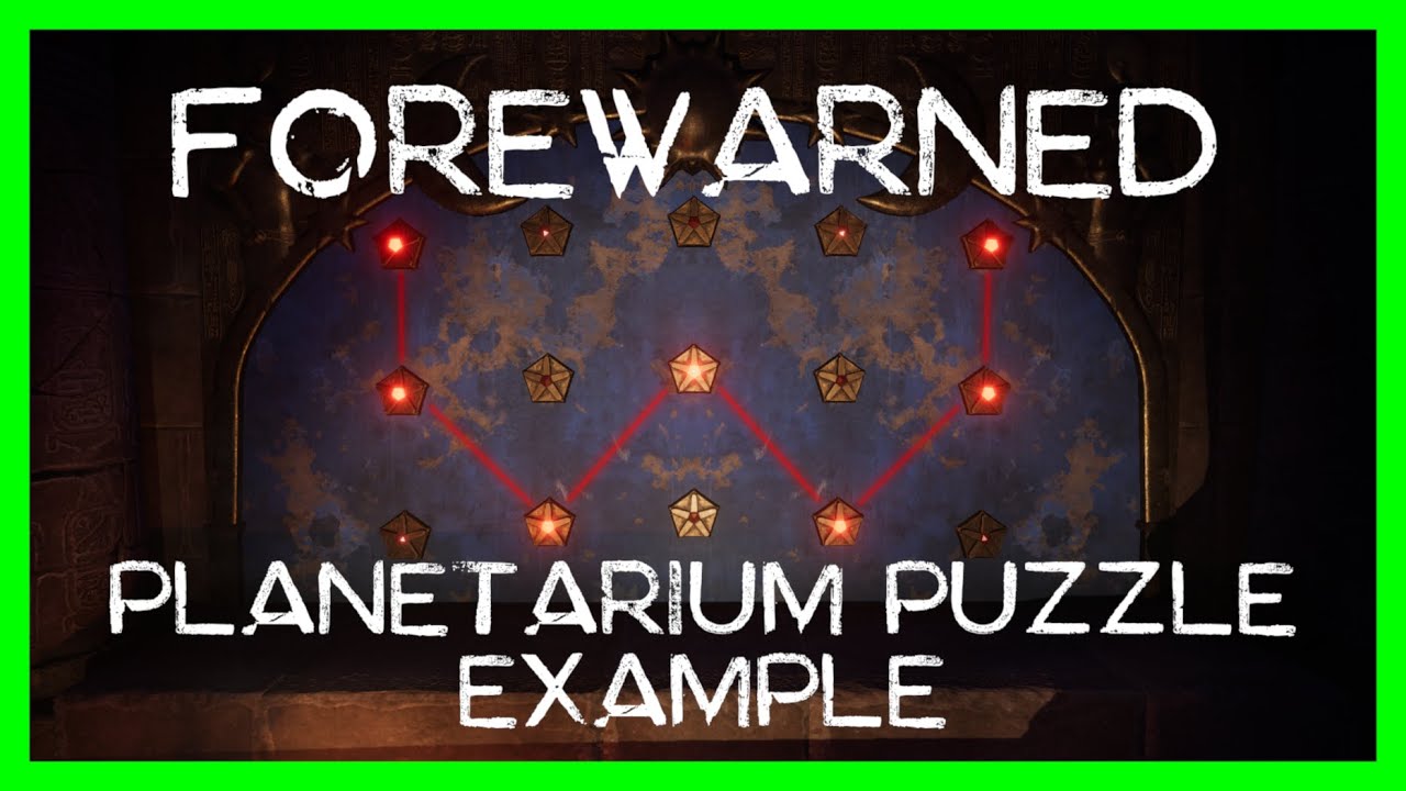 FOREWARNED: Constellation Puzzle Example - YouTube