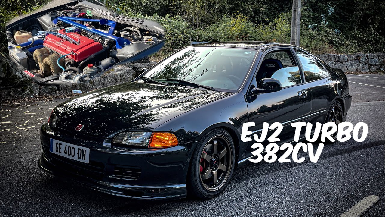 Honda civic ej2 turbo com 382cv ! JASUS ! 👀 - YouTube