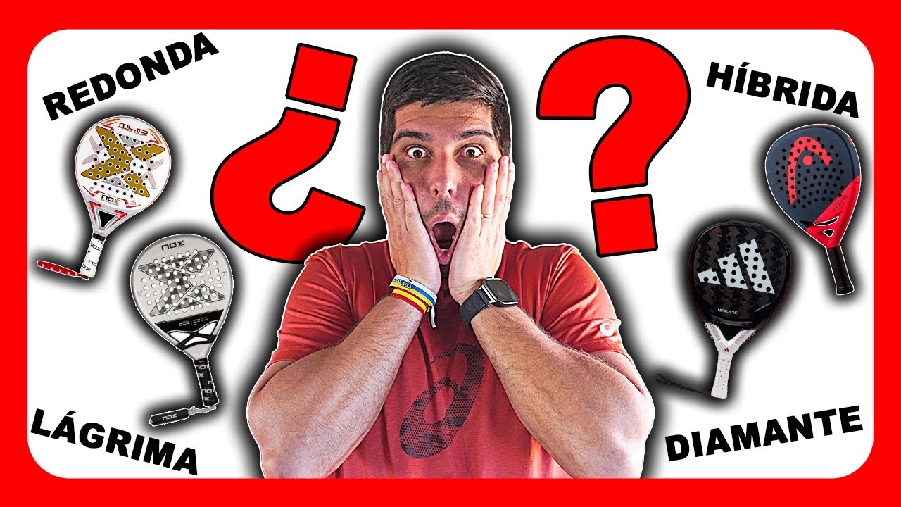 Como ELEGIR una PALA DE PÁDEL - Las 3 FORMAS DE LA PALA 🏓 - YouTube