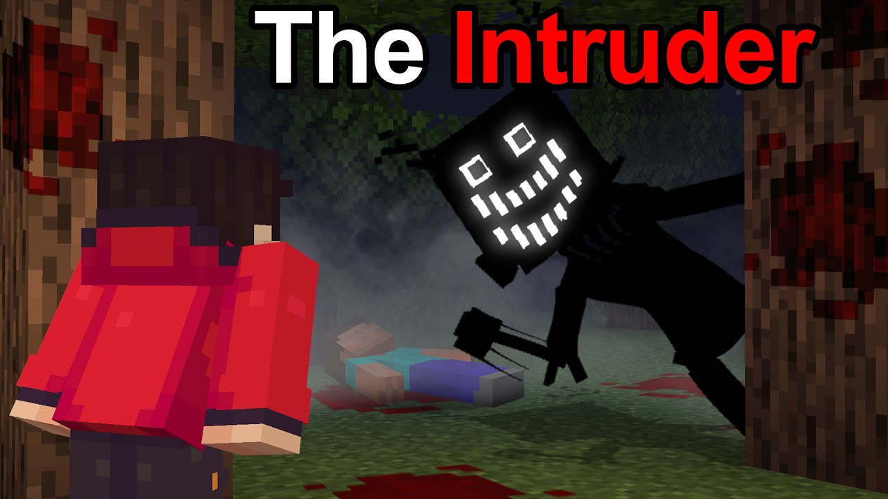 We Survived The Intruder in Minecraft.. - YouTube