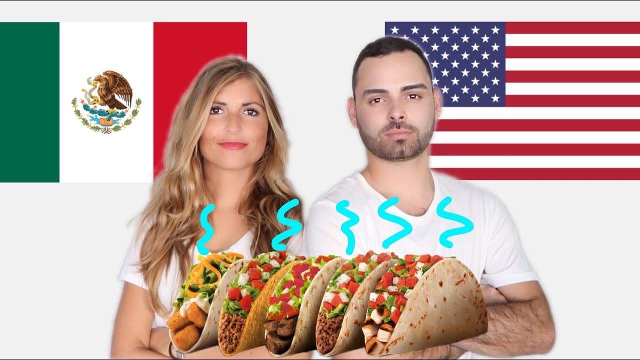 PROBANDO TACOS MEXICANOS VS COMIDA AMERICANA ( MEXICO VS USA TACO BELL ...