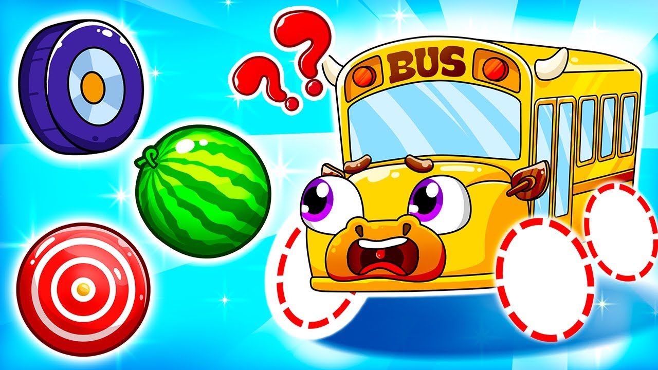 Funny School Bus Lost Wheel Song | YUM YUM Kids Song - YouTube