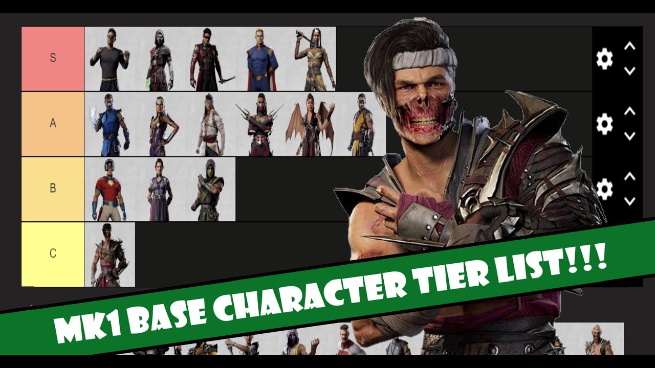 Scruffy6910's "Objective" MK1 Base Character Tier List!!! - YouTube