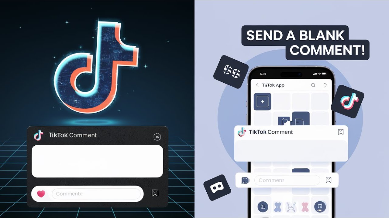 TikTok Trick How to Send a Blank Comment - YouTube