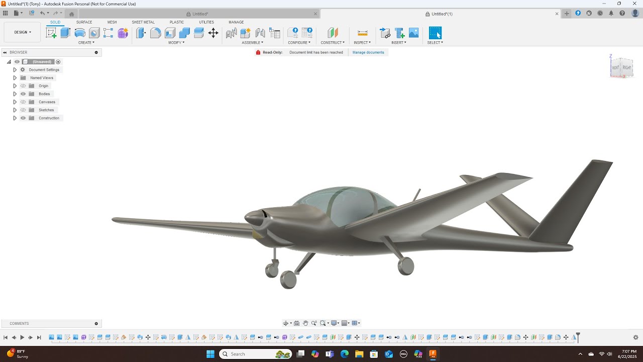 How to model a Robin ATL in Fusion 360/CAD beginner to advance - YouTube