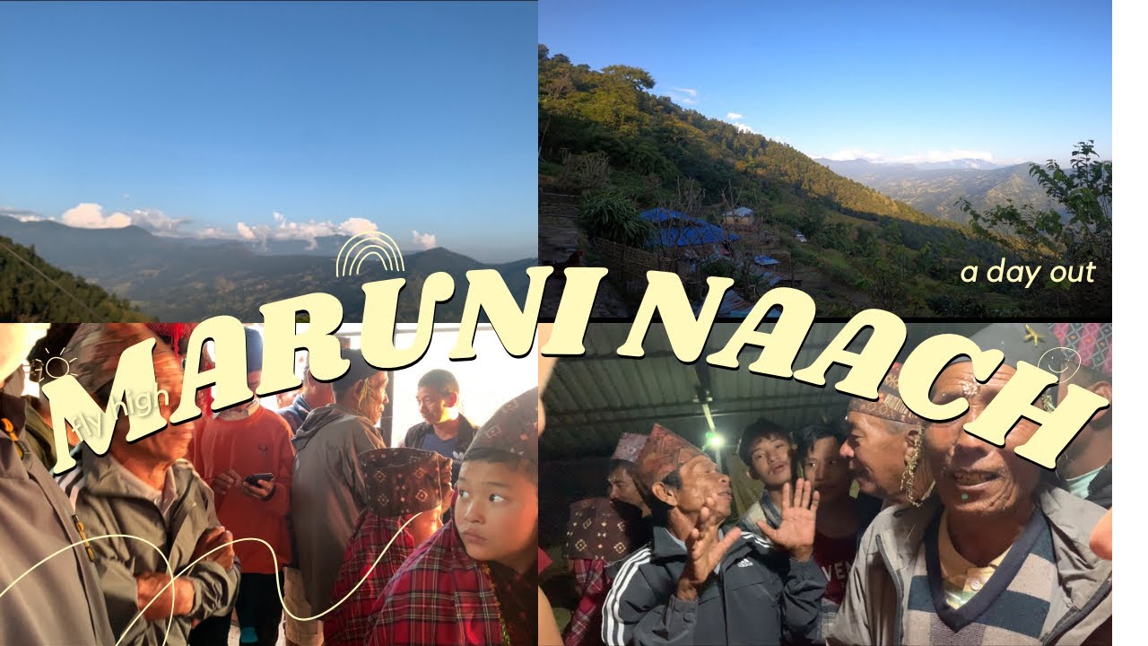 Gurung cultural dance MARUNI with beauty of NAMARKHU VILLAGE #Lamjung ...