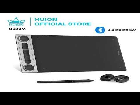HUION Inspiroy Dial 2 Q630M Digital Graphic Drawing Tablet for Windows MacOS Linux Android - YouTube