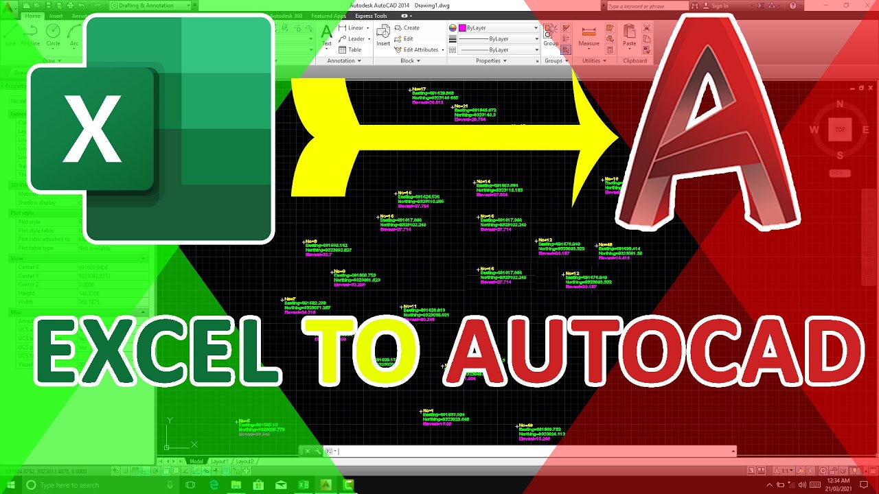 Import Koordinat Excel To Autocad Dengan Label Text How To Input Koordinat Excel To Autocad import-koordinat-excel-to-autocad-dengan-label-text-how-to-input-koordinat-excel-to-autocad