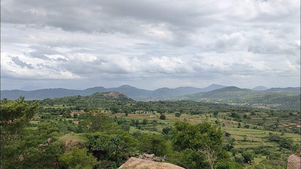Shri Gudde Jadelingeshwara Temple..... Beauty of village 😍🌅 And View # ...