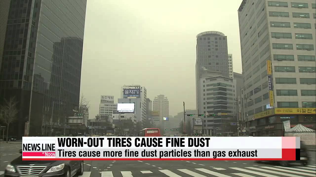 Worn-out tires emit fine dust, risking health - YouTube