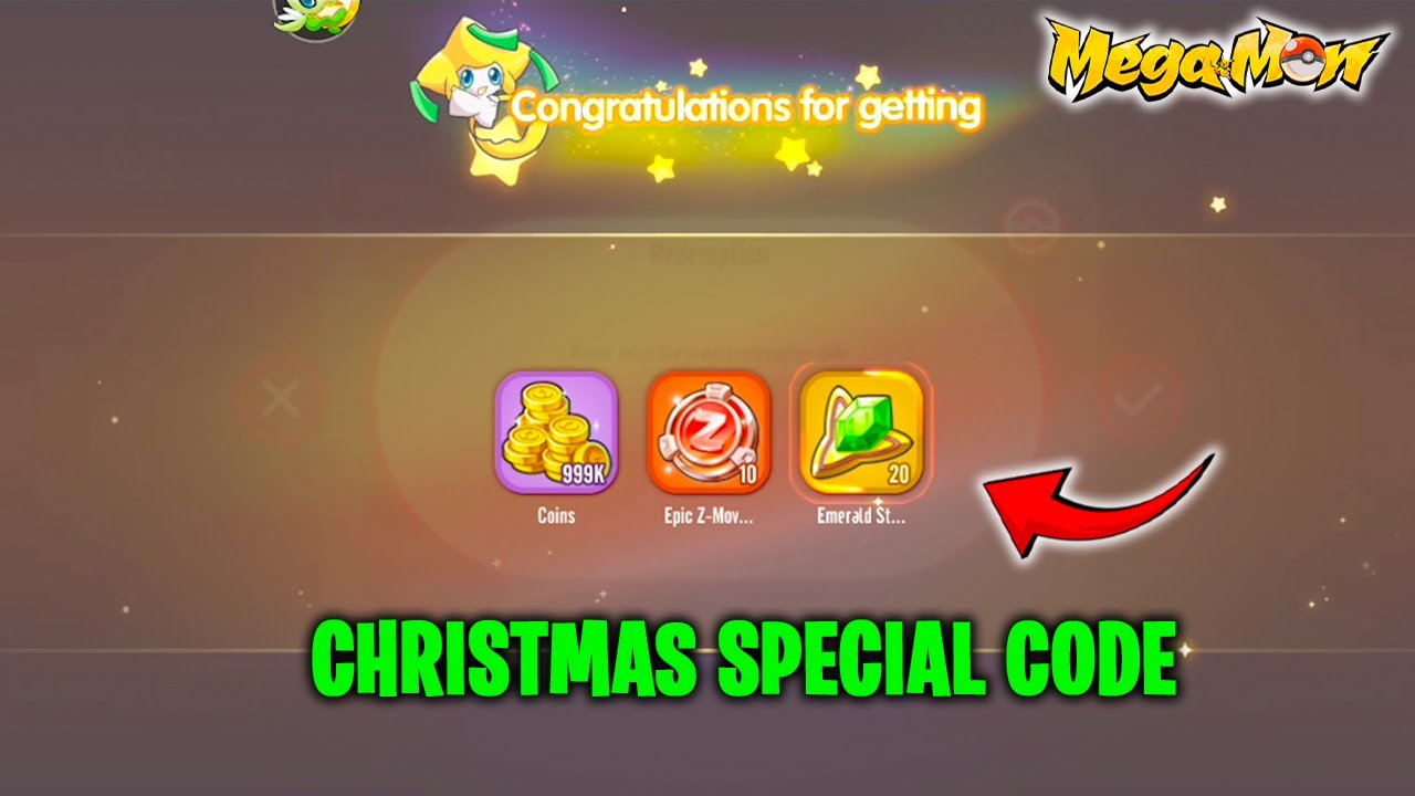 🎄CHRISTMAS GIFT CODE 🎁 MEGAMON ASIA & GLOBAL - YouTube