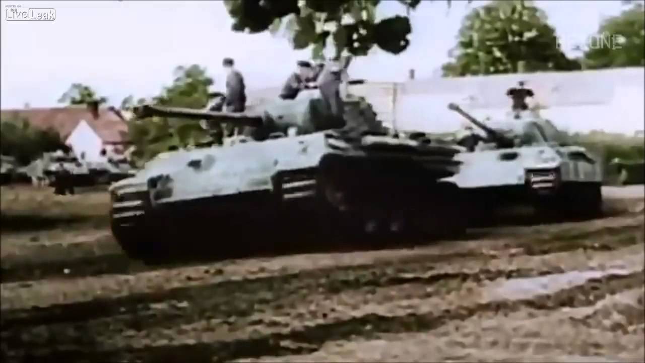 Rare German WWII Footage In Color - YouTube