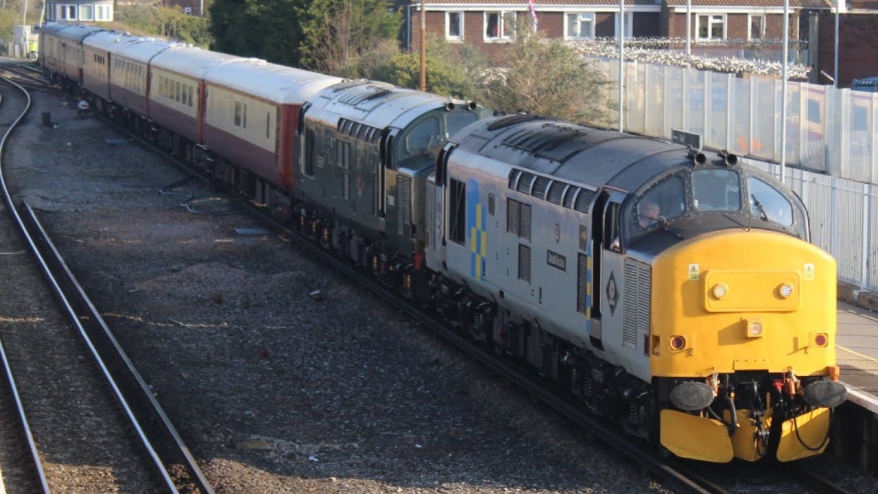 *Clag* Locomotive Services Ltd Class 37s visit Deal with Private Train ...