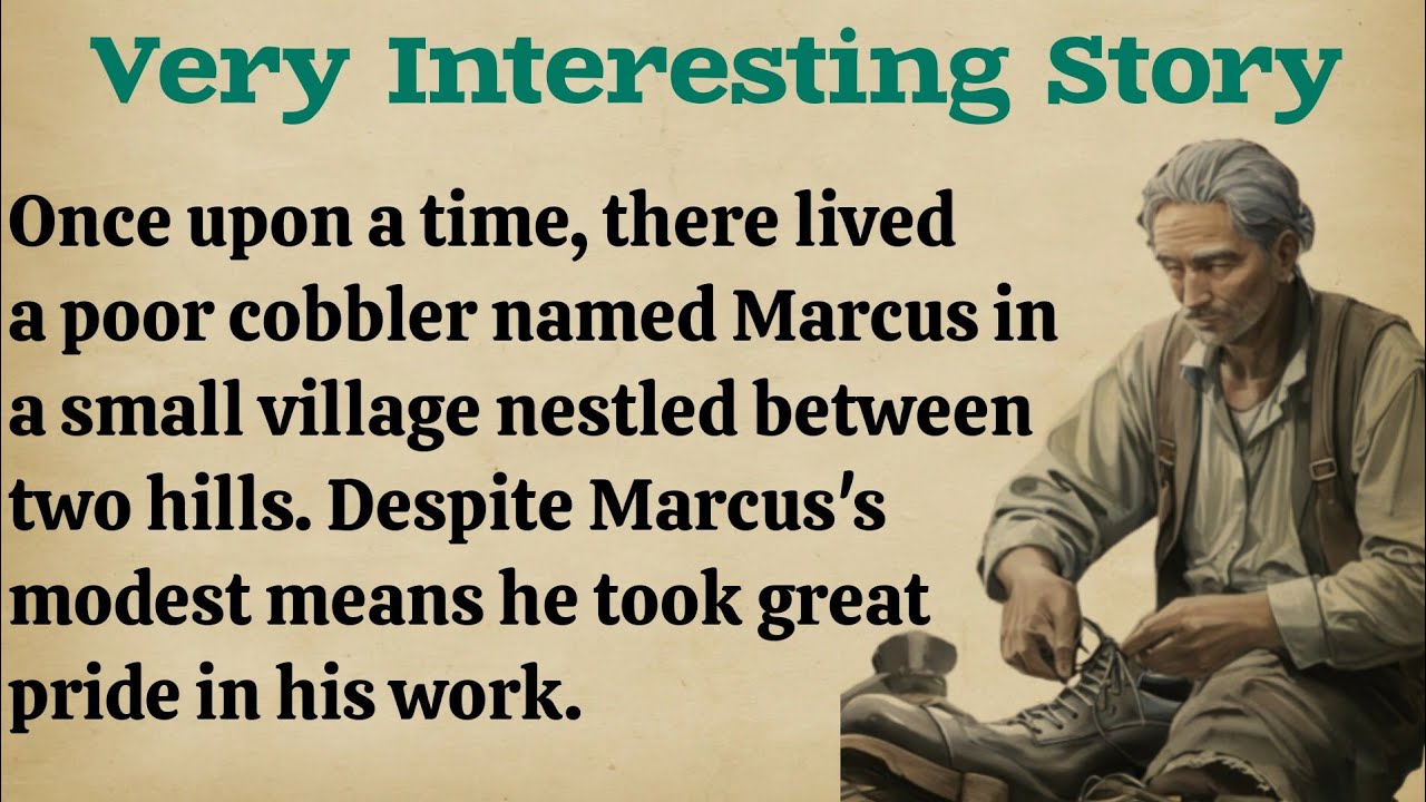 Learn English Through Stories Level 1 -"A Poor Shoemaker" Improve Your ...