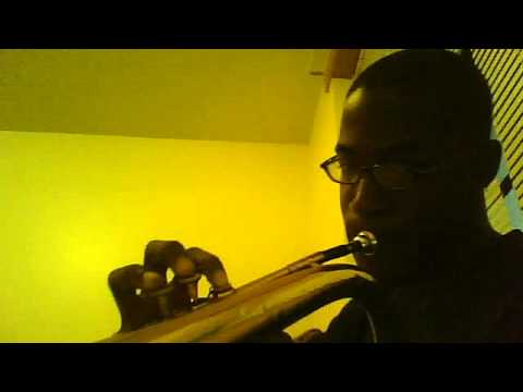 b flat scale on mellophone - YouTube