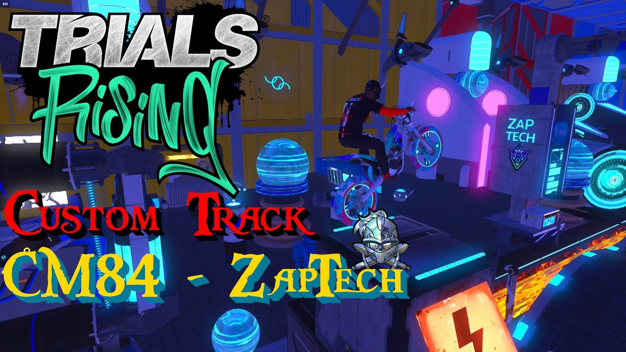 TRIALS RISING CUSTOM TRACK - CM84 ZapTech by @CaptainMemphis - YouTube