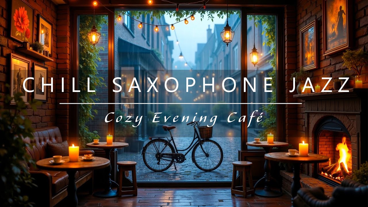 Chill Saxophone Jazz – Cozy Evening Café Ambience for Relaxation - YouTube
