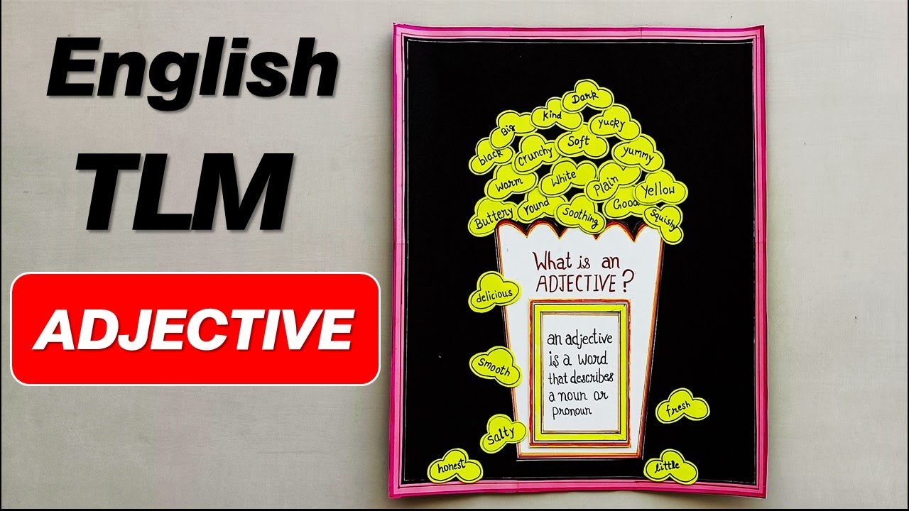 Adjective TLM DIY | Beautiful Adjective TLM | #adjective #tlm #tlmideas ...