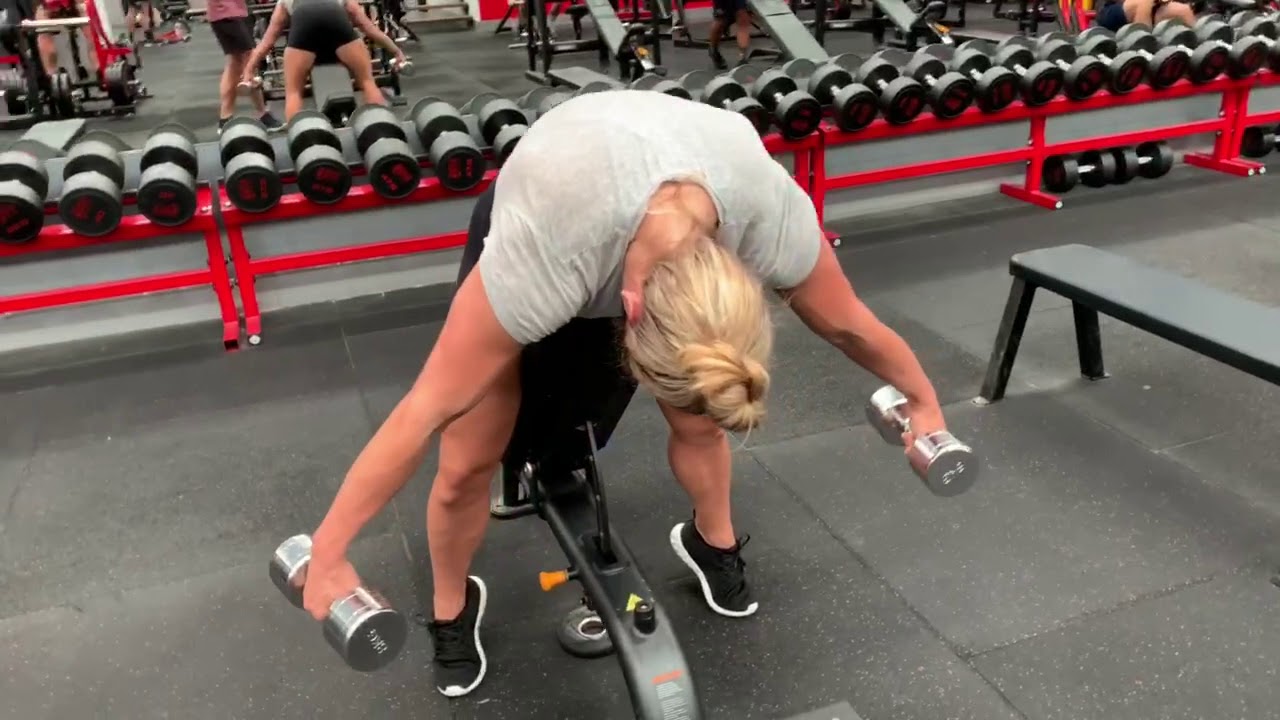 Chest supported rear delt isolation - YouTube