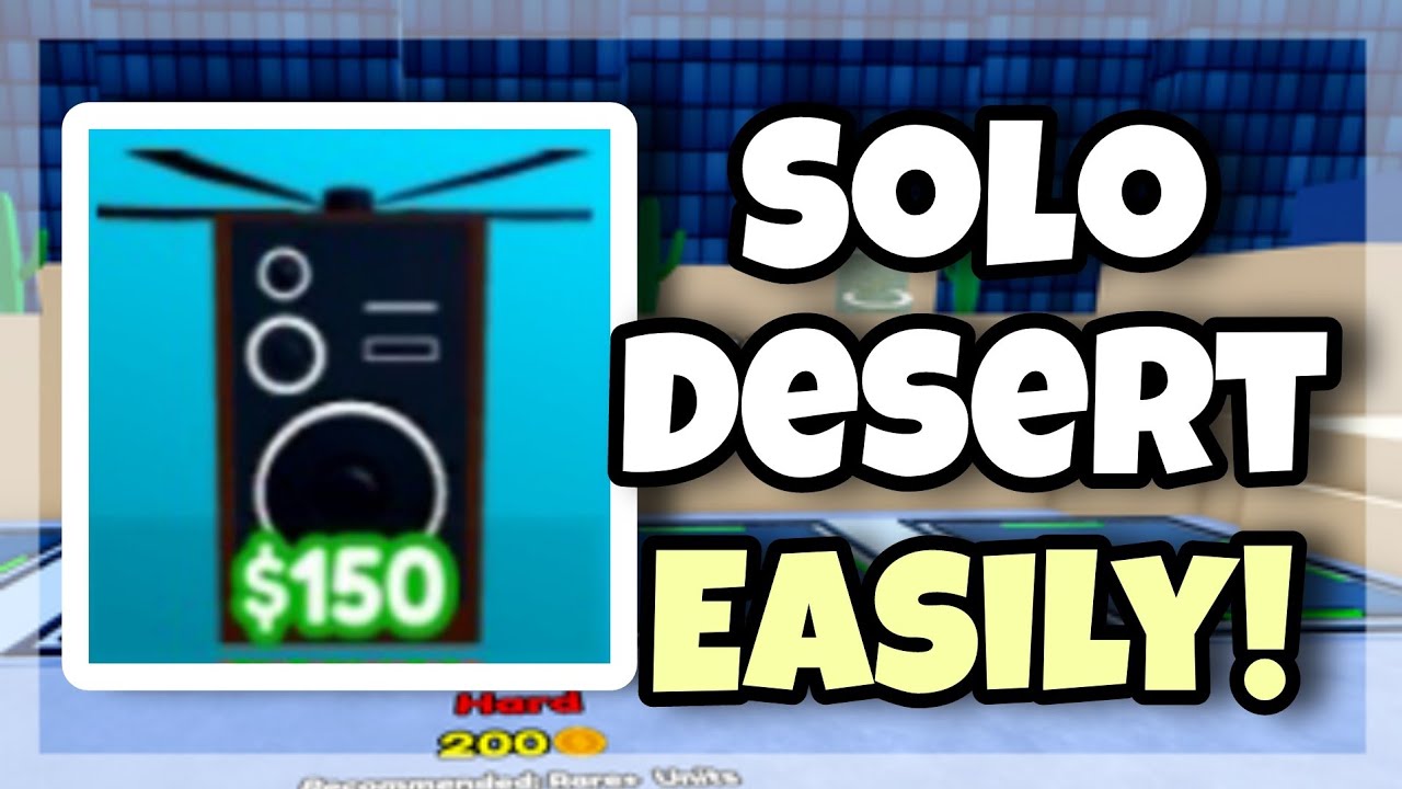 How To Solo Hard Desert With RARE Unit F2P! Easiest & Best Way To Win ...
