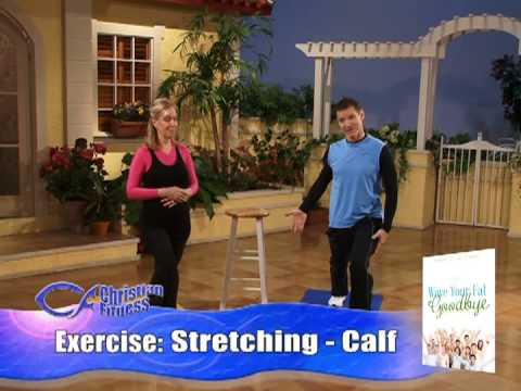 Stretching - Calf = Wave Your Fat Goodbye exercises - YouTube