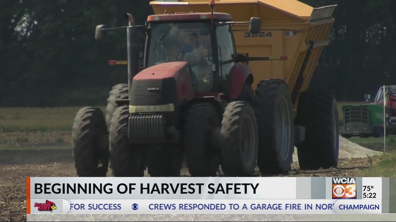 Central IL observes Farm Safety Week as harvest begins - YouTube