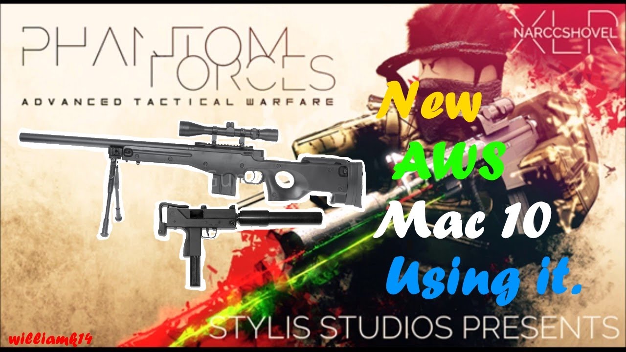Roblox - Testing The new Mac 10,AWS / Phantom Forces - YouTube