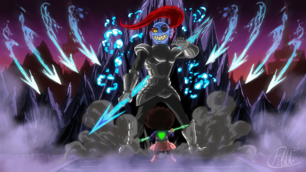Frisk vs undyne - YouTube