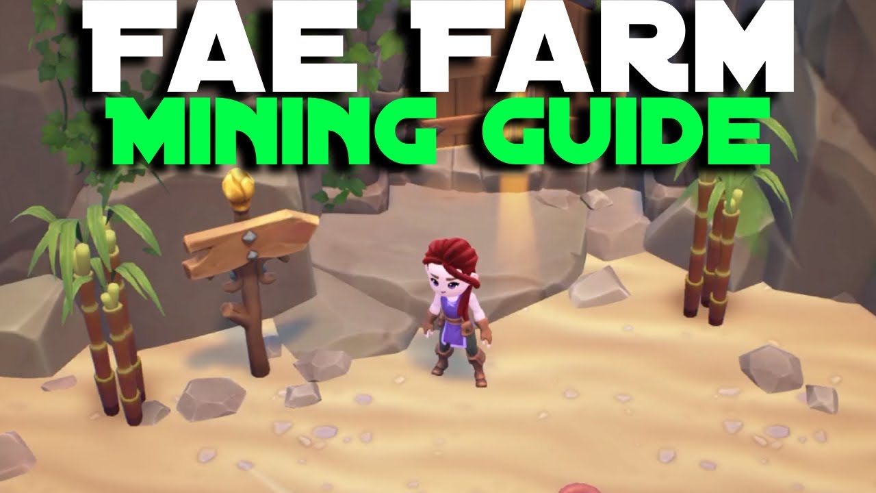Fae Farm mining guide - how to get Copper Ore and progress in the mines ...