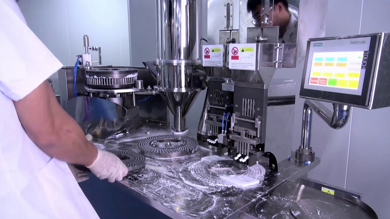 Dual Loading capsule filling machine JTJ-V Pro - YouTube