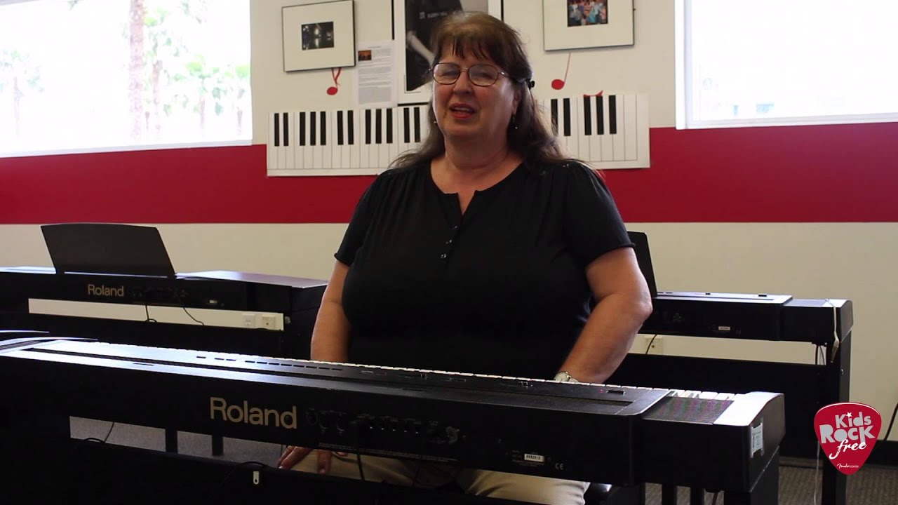 Vicki Woods, Piano Instructor for Kids Rock Free at Fender Center for ...