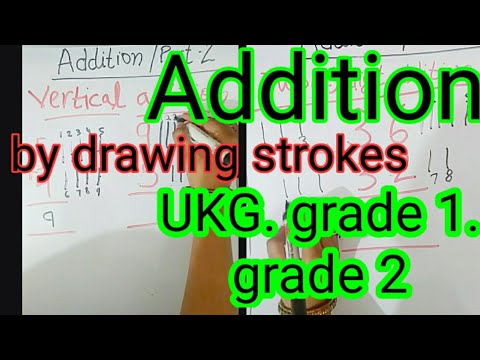 #Addition #additionbydrawingstroks Addition by drawing strokes | maths ...