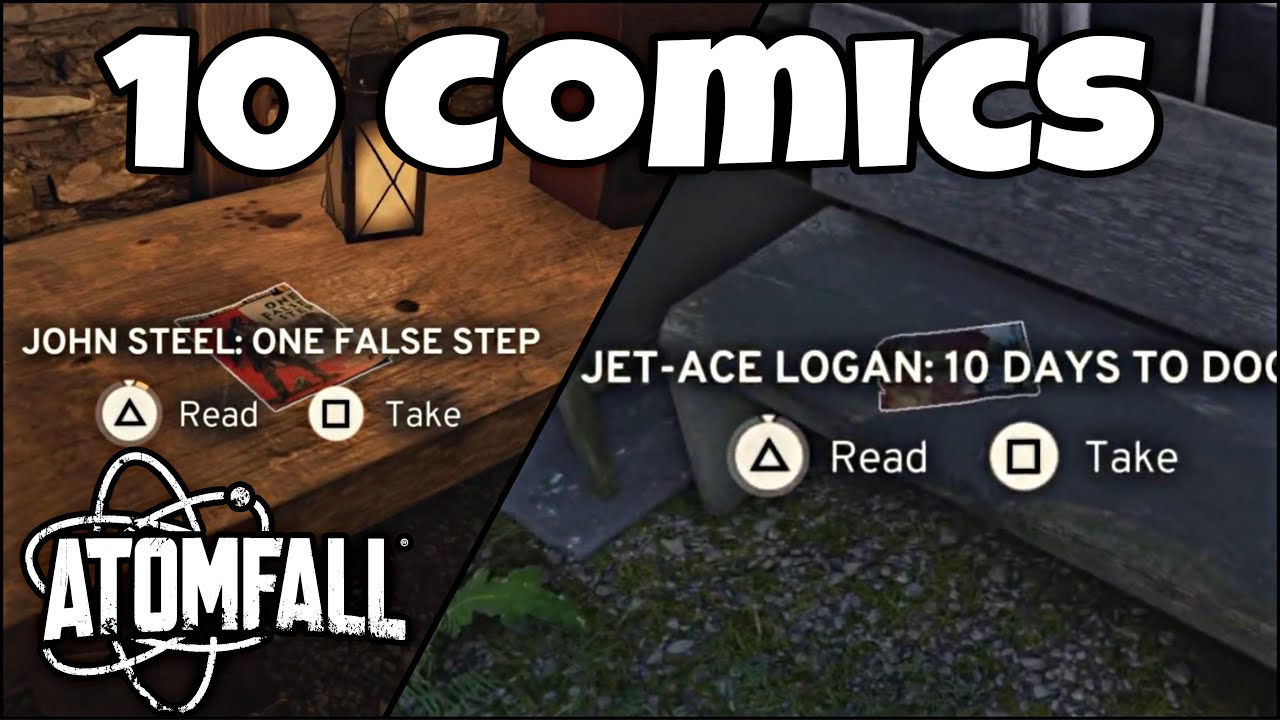 Avid Collector Trophy Guide in Atomfall l Collectible Guide to find 10 Comics in Atomfall - YouTube