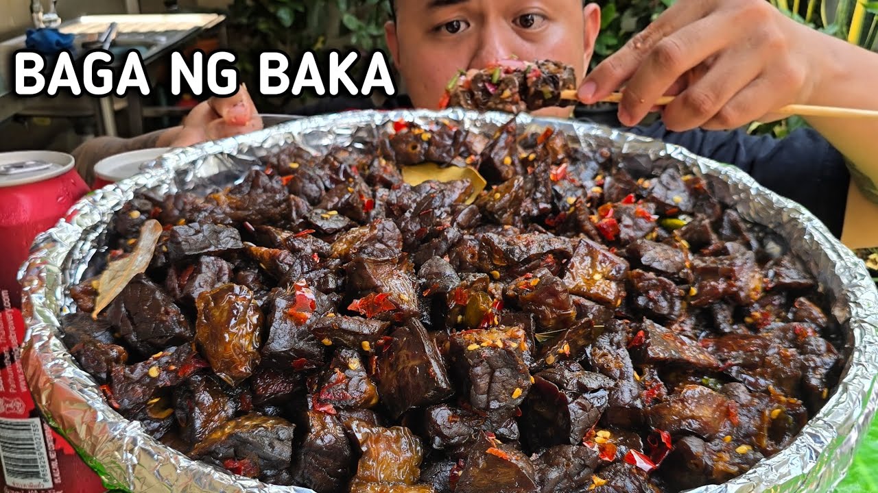 BAGA NG BAKA | OUTDOOR COOKING | MUKBANG PHILIPPINES - YouTube